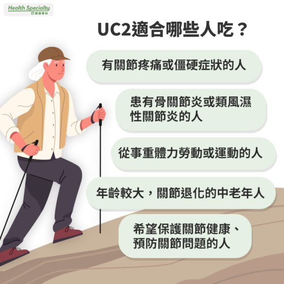 UC2是什麼？專家說明：UC2功效、吃法、副作用 - 健康專科